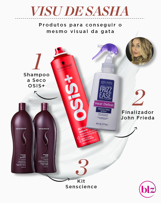 O cabelo da Sasha; inspire-se! - Beleza na Web