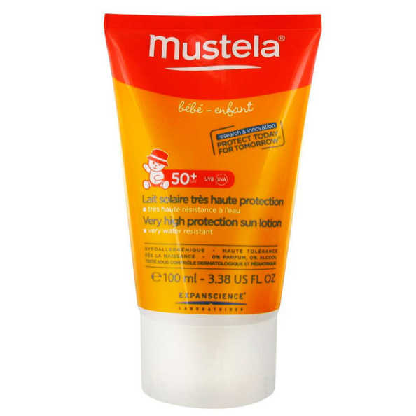 Mustela Solaires Bébé-Enfant FPS 50+ - Protetor Solar Infantil 100ml ...
